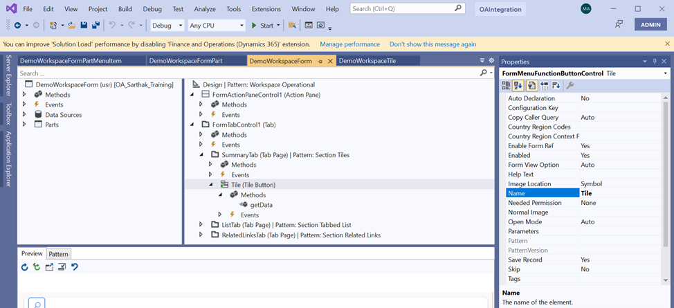 OneByte: Custom Workspace in Dynamics 365 Finance & Operations | OnActuate