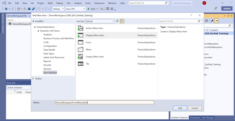 OneByte: Custom Workspace in Dynamics 365 Finance & Operations | OnActuate
