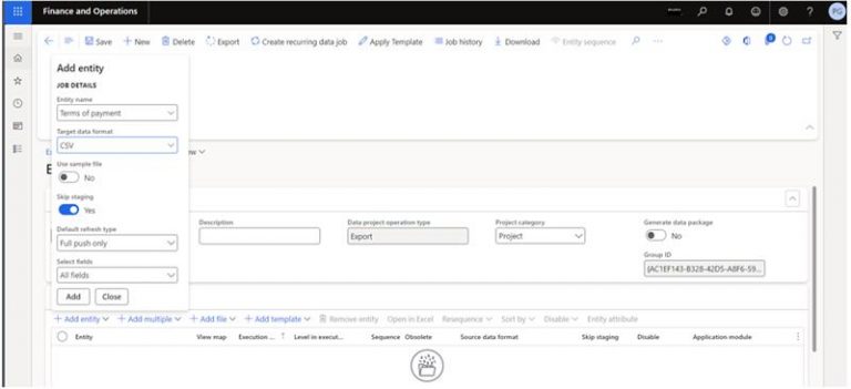 OneByte: Inbound Integration: Pushing Data into D365 F&O with Recurring ...