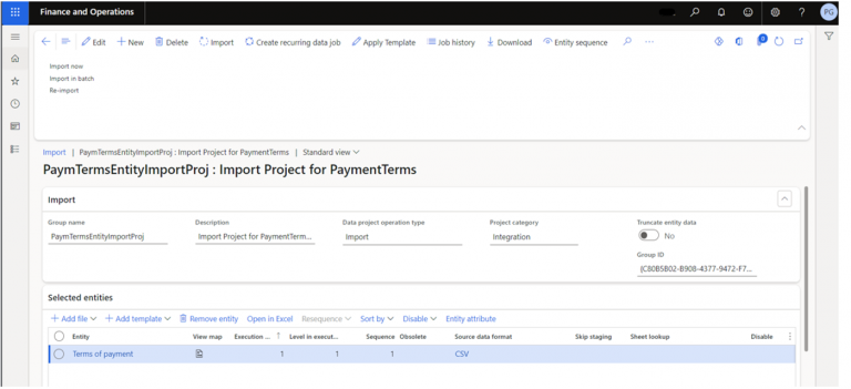OneByte: Inbound Integration: Pushing Data into D365 F&O with Recurring ...